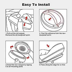 Solo 2 Replacement Earpads Protein Leather & Memory Foam Ear Cushion Pads Compatible with Solo2/Solo3 Wireless On-Ear Headphones -Black