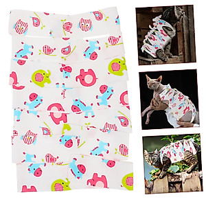 DOITOOL Puppy Collars Small Dog Clothes Dog Collars for Small Dogs Puppy Clothes Dog Collar for Puppies Small Cat Collar Puppies Collars Pet Clothes Recovery Suit Breathable Clothing