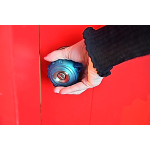 HOME-X Silicone Doorknob Bumper Grips, Childproof Door Handle Safety Covers, Set of 3