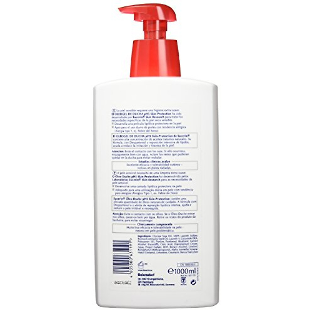 Eucerin Bath& Shower Oil 1000 Ml. / 34 Fl.oz