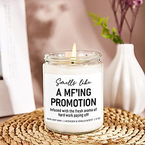 Younift Funny Promotion Candles, Promotion Gifts for Women, Men, Promotion Gifts, Job Promotion Gifts, Congratulations on Your Promotion, Gifts for Promotion for Him, Her, Congrats New Job Gifts