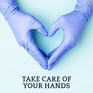 The Essentials Disposable Nitrile Gloves, Powder Free, Single Use Non-Sterile Protective Gloves for Various Uses - 300 Count