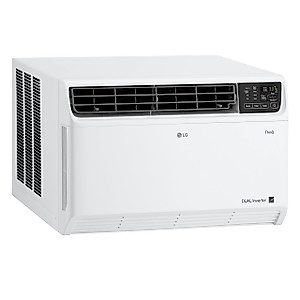 LG 12,000 BTU Dual Inverter Smart Window Air Conditioner, 115V Cools 550 Sq. Ft., Ultra Quiet Operation, Up to 35% More Energy Savings, ENERGY STAR®, works with LG ThinQ, Amazon Alexa and Hey Google