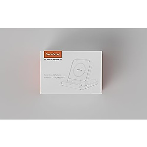 SwanScout Wireless Charger for Samsung Z Flip, Foldable Fast Wireless Charging Stand for Samsung Galaxy Z Flip 5/Z Flip 4/Z Flip 3, Samsung Charging Station for Galaxy Z Flip Series (No Adapter)