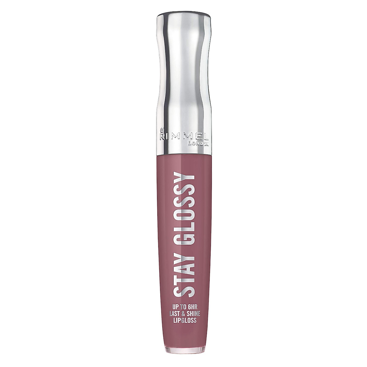 Rimmel Stay Glossy Lip Gloss - Non-Sticky and Lightweight Formula for Lip Color and Shine - 290 Date Night, .18oz