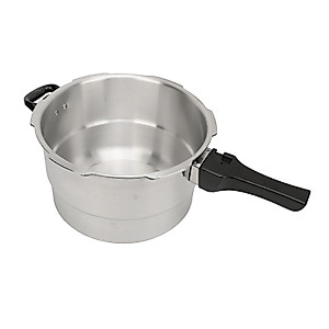 Stainless Steel Pressure Cooker, Kitchen Pressure Cooker for Induction and Stove Top, Pressure Canner with Safety Valves and Steaming Plate, Pressure Cooker for Porridge, Noodles