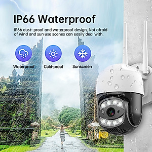 SECUEYE 1080P Security Camera 4G LTE WiFi RJ45 Pan/Tilt/Zoom Human Detection Color Night Automatic Tracking 24/7 Recording IP65 Waterproof