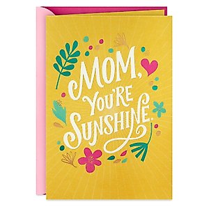 Hallmark Birthday Card or Thank You Card for Mom (Sunshine)