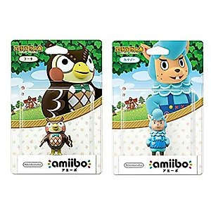 Animal Crossing 2 Pack Set [Blathers/Cyrus] Series for Nintendo Switch -Switch Lite -WiiU- 3DS [Japan Import]