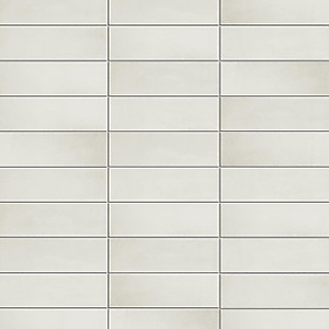 Merola Tile Coco Matte Cloud White 2" x 5-7/8" Porcelain Floor and Wall Tile