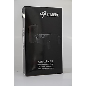 Sondery Guitar Wall Mount Hanger, Auto Lock and Adjustable Hook Holder for Acoustic and Electric Guitar, Ukulele, Bass, Banjo and Mandolin