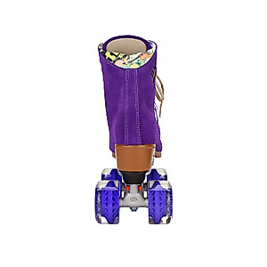 Moxi Lolly Roller Skate - Fashionable Womens Quad Roller Skate | Taffy Purple | Size 7