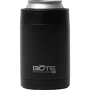 BOTE MagnePod Drinkware MagneKoozie Shorty w/Screw on Ring Keeps Beer & Soda Cold Can Insulator Magnetically attach to Compatible SUPs Kayaks Floats Hangouts 12 oz Multiple Colors