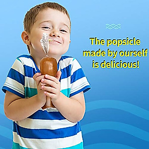 240 Pieces Ice Lolly Bags Disposable Ice Pop Mold Bags Plastic Ice Candy Bags with Silicone Funnel for Making Ice Pop Yogurt Candy Freeze Pops (3 x 10 Inch)