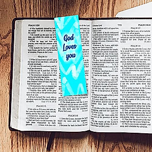 God Loves You, Psalm 86:5, Bulk Pack of 25 Christian Bookmarks for Kids, Childrens Bible Verse Book Markers, Sunday School Prizes with Memory Verses, Scripture Gifts for Kids & Youth