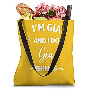 Cute Gia Things Personalized Name Gifts Tote Bag