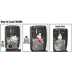 Kutol Health Guard 69010 Foaming Luxury Hand Soap, 1000 mL Refill Bag, Pink with Tropical Fragrance (Pack of 4)