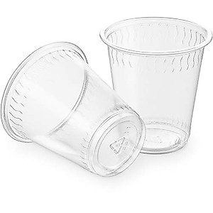 PLASTICPRO 3 oz Disposable Plasic Clear Drinking Cups [200 Count]