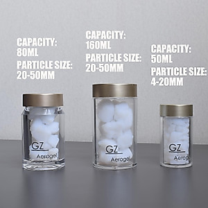 80ml Aerogel Blocks Airgel Granules Aerogel Particle (Frozen Smoke Blue Smoke) The lightest Solid in The World NASA Insulation Material 20-50mm