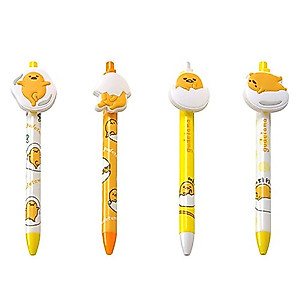 1pc Sanrio Gudetama Lazy Egg Mascot Clip Pen with Rubber Clip (Random 1pc)