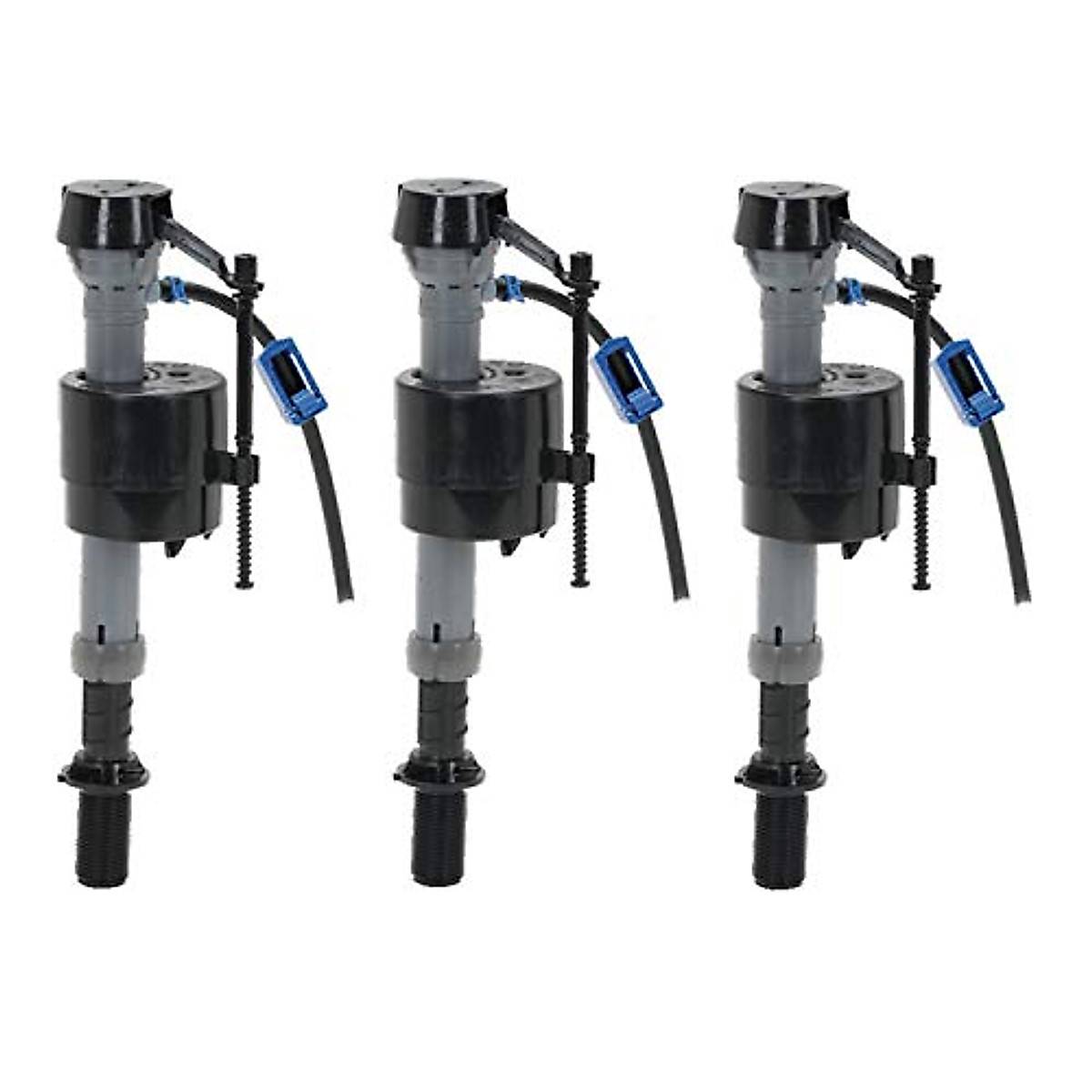 Fluidmaster 400A133 Premium Filling Valve Universal High Performance Toilet Fill Valve - 3 Pack