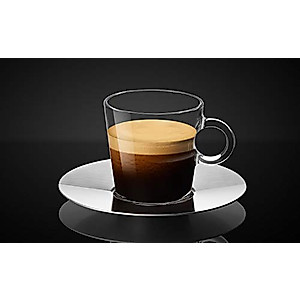 Nespresso Set Glass Collection Espresso Cups & Saucers,A & P Cahen Design,New