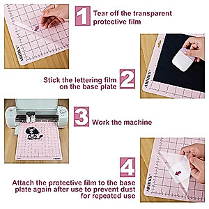 ARHIKY LightGrip Cutting Mat 12"x12" for Cricut Maker 3/Maker/Explore 3/Air 2/Air/One Light Adhesive Sticky (3Pack)