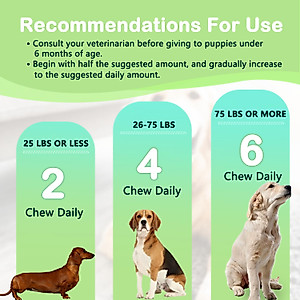 Tekola Dog Calming Chews Bacon Flavor Calming Chews for Dogs Anxiety Relief Aid with Separation, Barking, and Sleeping, Promote Relaxation, Reduce Stress Natural Ingredients