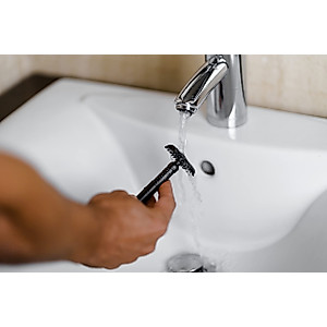 Tatara Masamune Nodachi Safety Razor | Stainless Steel | Eco-Friendly | Premium (Dark, Open Comb)