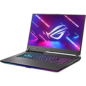 ASUS ROG Strix G17 Gaming & Entertainment Laptop (AMD Ryzen 9 6900HX 8-Core, 32GB DDR5 4800MHz RAM, 2x1TB PCIe SSD RAID 0 (2TB), GeForce RTX 3070 Ti, 17.3" Win 11 Home) with DV4K Dock