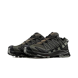 Salomon Men's XA PRO 3D V8 Trail Running Shoes for Men, Grape Leaf/Peat/Shadow, 11