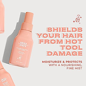 INH Flame Fighter Heat Primer | Hydrating Heat Protectant Spray for Hair with Grapeseed Oil, Acai Berry, and Green Tea | Serum Spray for Hair Styling Heat Protection