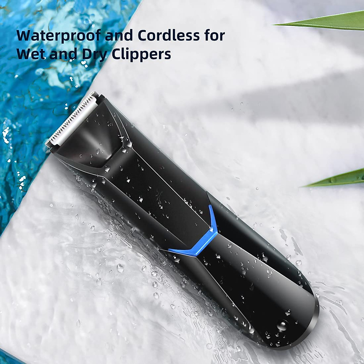 Trimmer for Men, Gift for Men,Bikini Trimmer for Women Pubic Hair, Electric Groin Hair Trimmer, IPX7 Waterproof Wet / Dry Clippers, Body Trimmer and Shaver for Men & Women with LED Indicator, Cordless