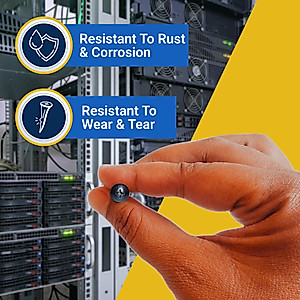 RackGold® 12-24 Rack Screws 50 Pack - USA Made