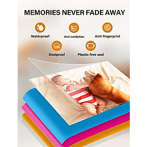 iDPRT 4'' x 6'' Photo Printer, Instant Photo Printer with 10 Sheets & 1 Ribbon, Full-Color Photo, AR Video Printing, Thermal Dye Sublimation, Thermal Photo Printer for Home Use, Support iOS Android