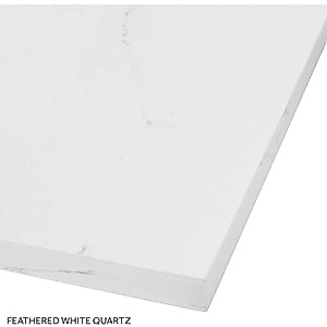 Signature Hardware 953332-30-UM-8 Robertson 30" Free Standing Single Vanity Cabinet Set with Mahogany Cabinet, Vanity Top and Oval Undermount Sink - 8" Faucet Holes