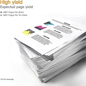 E-Z Ink (TM Ink Cartridge Replacement for HP 67XL 67 XL 67 for DeskJet 2755e 4155e Envy Pro 6455 6458 6475 Envy 6455e 6055 6055e 6075 DeskJet Plus 4132 4155 (1 Black,1 Tri-Color 2 Pack