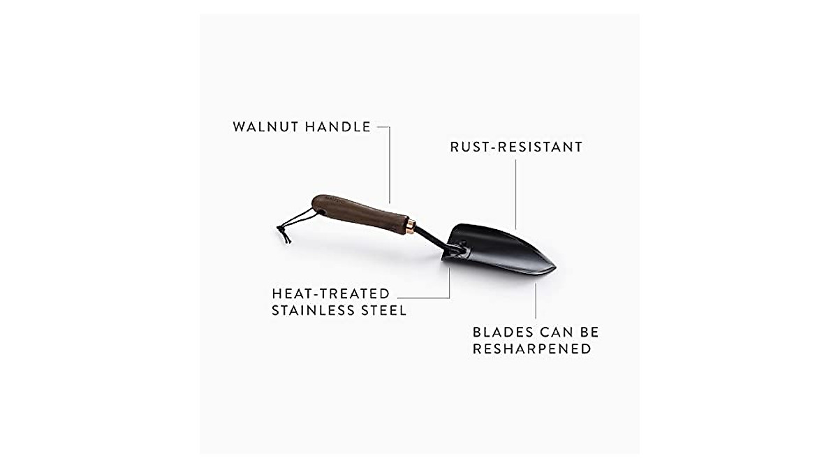 Barebones Walnut Spade - Ergonomic Gardening Tool for Comfort & Durability