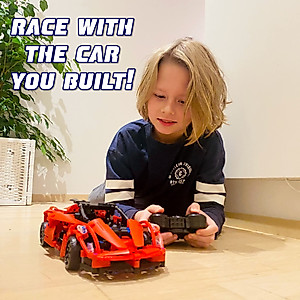 WISEPLAY Stem Projects for Kids Ages 8-12 Year - 380PCS RC Car Kits to Build - STEM Building Toys for Boys Age 8-12 - Model Car Kits to Build for Kids 9-12 - Great Building RC Car Gift for Your Kids