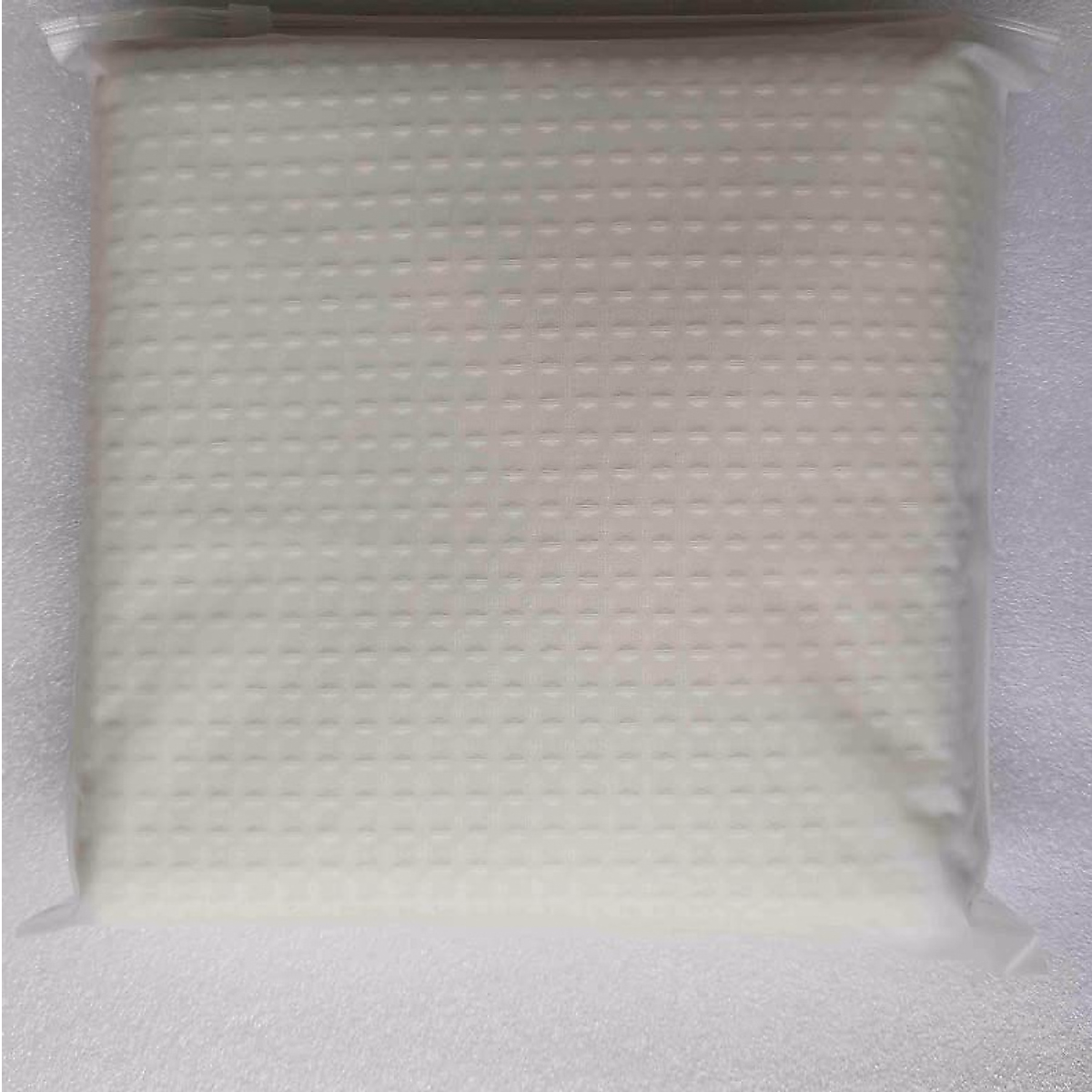 Upgraded Waterproof Shower Curtain for Bathroom with Metal Hooks Waffle Fabric Shower Curtain Heavy Duty Bath Curtain for Wet Room Bathtub Shower Stall, Weighted Hem - 72 x 72 (Cream White)