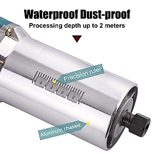 AKYPACH Wood Router Tool Electric Hand Trimmer Laminate Milling Engraving Hand Machine Joiner 110V 800W with 15pcs Trim Router Bits Slotting Carving 1/4" Collets Woodworking Tool