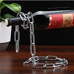 NC Personalized Fashion Wine Bottle Holder Creative Gift Hanging Iron Rope Wine Rack Decoration Party Decoration