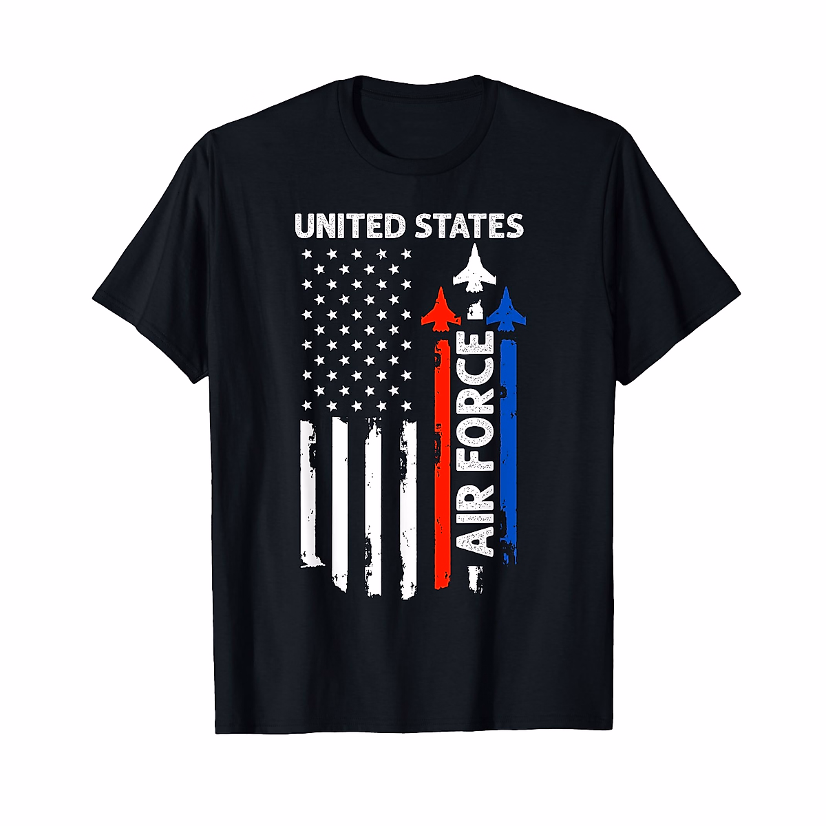 United States Air Force American USA Flag July 4th Patriotic T-Shirt