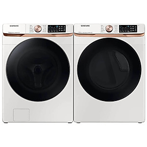 SAMSUNG WF50BG8300AE 5.0 Cu. Ft. Ivory White Smart Front Load Washer