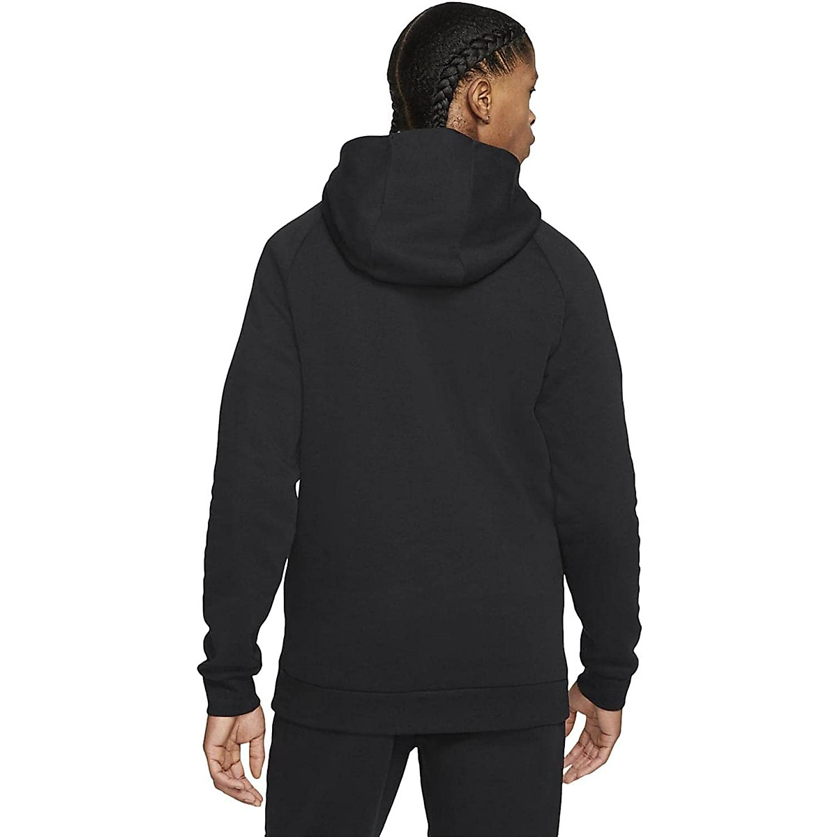 Nike Men's Hoodie, Hooded Sweatshirt Cotton/Polyester Blend Jordan Active DA6801 (Black, XX-Large)