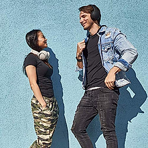 Panasonic RB-M700B Deep Bass Wireless Bluetooth Immersive Headphones with XBS DEEP, Bass Reactor and Noise Cancelling (Black) (Renewed)