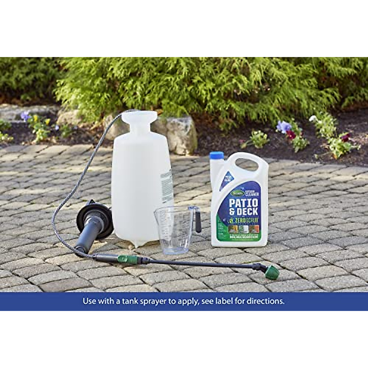 Scotts Outdoor Cleaner Patio and Deck with ZeroScrub Technology Concentrate 1 gal.