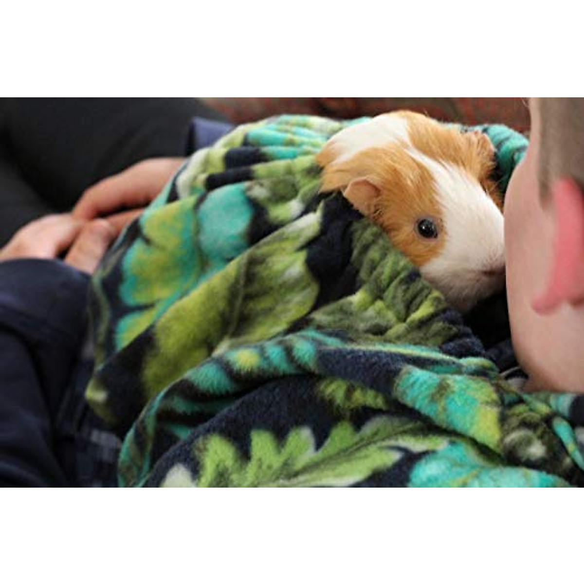 Critter Cuddler Small Animal Carrier and Bonding Pouch Anti-Anxiety Interactive Emotional Therapy for pet & Handler for Small Dog Cat Hedgehog Sugar Glider Hedgehog Hamster Made in USA (Tutti Fruity)