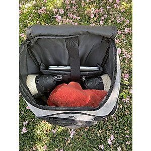 Dremzly Large Gray Adult Sports Gym Backpack for Men and Women with Ball Compartment for Basketball, Volleyball, Soccer, or Rugby