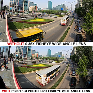 PowerTrust 58MM 0.35x Fisheye Wide Angle Lens for Canon DSLR Cameras EOS Rebel 70D 77D 80D 90D T8i T7 T7i T6i T6s T6 T5i T5 T4i T3i T100 SL1 SL2 SL3